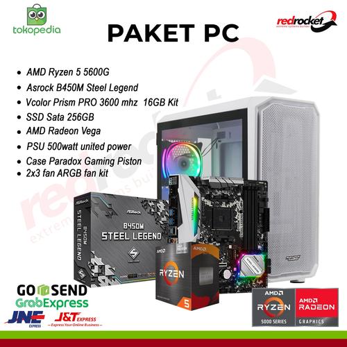 Jual KOMPUTER RAKITAN RYZEN 5 5600G - Kab. Sleman - Red Rocket Computer ...