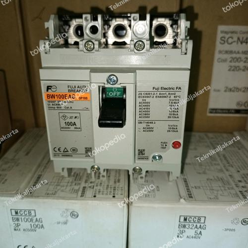 Jual BREAKER MCCB BW100EAG 3P 100A FUJI - Jakarta Barat ...