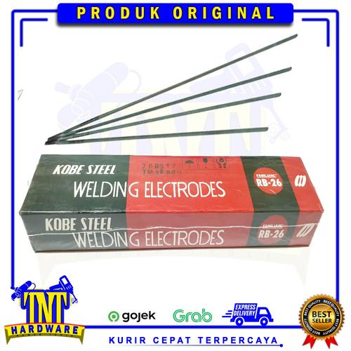 Jual Kawat Las Kobe Steel RB26 / Kawat Las Listrik / Welding Electrodes - 2 MM - Jakarta Barat ...