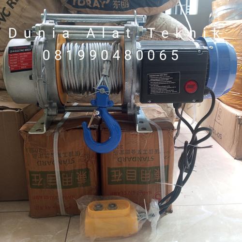 Jual ELETRIC WINCH Weka 1,5ton × 30 M 380volt/ 220volt Mesin Katrol ...
