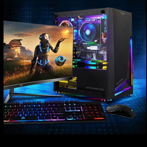 Jual PC Gaming Lengkap Ryzen 5 5600G + Monitor Led + Keyboard Mouse ...
