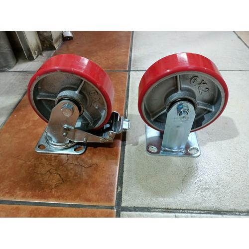 Jual Roda Trolley 6 Inch P.U Heavy Duty Rem Mati - Kota Tangerang ...