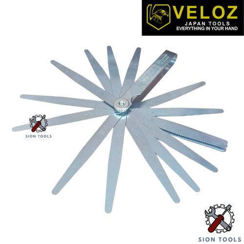 Jual VELOZ FEELER GAUGE 20 BLADES HEAVY DUTY 0.05 MM - 1.00 MM - AMTECH ...