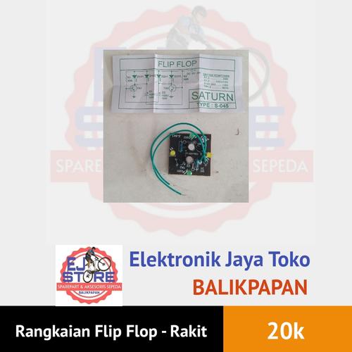 Jual Rangkaian Flip Flop 4 LED PCB - Rangkaian Kit Flip Flop Sudah ...