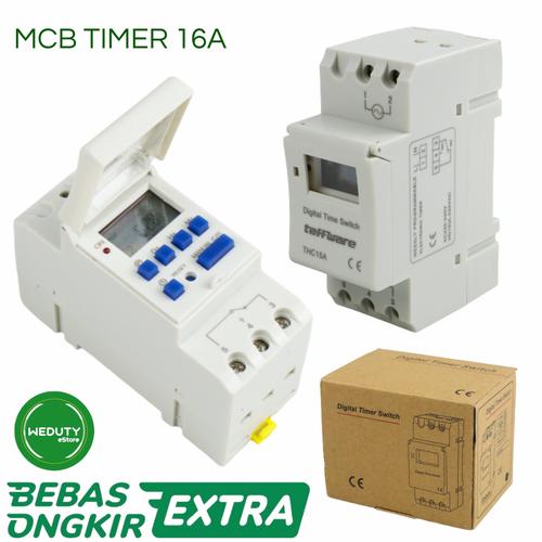 Jual MCB 16A 220V 2000W Electric Timer Listrik Programmable Switch ...