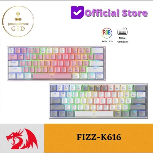 Jual Redragon K616 Fizz Pro RGB Mechanical Gaming Keyboard - BLACK ...