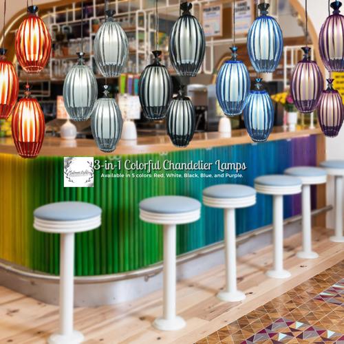 Jual Lampu Gantung Hias Minimalis Model Lampion 5 Pilihan Warna ...