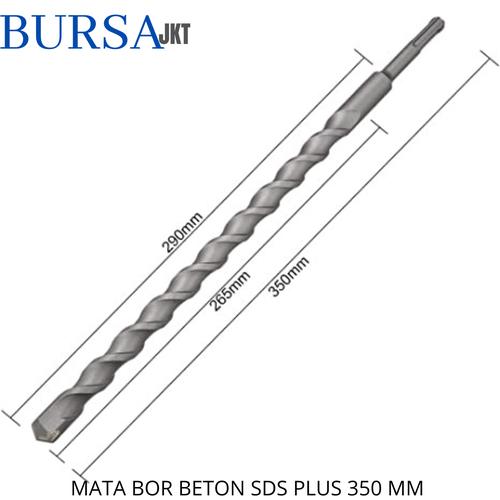 Jual MATA BOR BOBOK TEMBOK BETON SDS PLUS panjang 350 MM - 8X350 ...