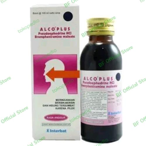 Jual Alco Plus Sirup 100 ml/Obat Flu/Bersin Bersin/Hidung Tersumbat ...
