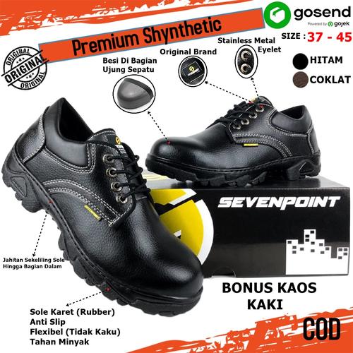 Jual Sepatu Safety Original Pria Septy Proyek Lapangan Septi Ujung Besi ...