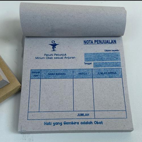 Jual Nota Apotek Polosan, Buku Nota Apotek - Kab. Sleman - Syafana ...