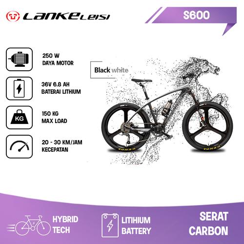 Promo Sepeda Gunung Listrik Smart Moped Elektrik 250W Lankeleisi S600 ...