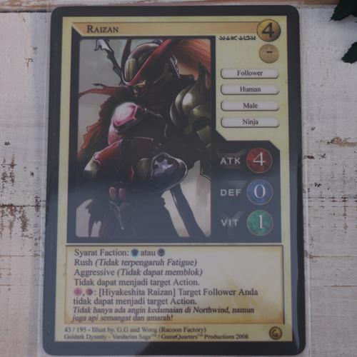 Jual Vandaria Wars: Raizan Card - Jakarta Barat - Sacred Store | Tokopedia