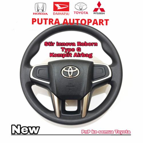 Jual rangka stir setir innova reborn tipe g full karet original toyota ...