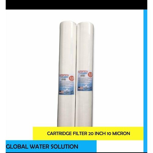 Promo Cartridge Filter 20 Inch 10 Micron Filtertech - 1 Box - Kab ...