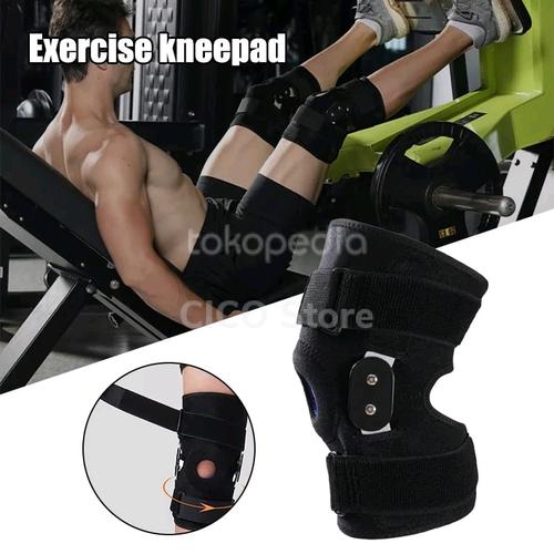 Jual Knee Support Brace with Side Bar Joint - Pelindung Penyangga Lutut ...