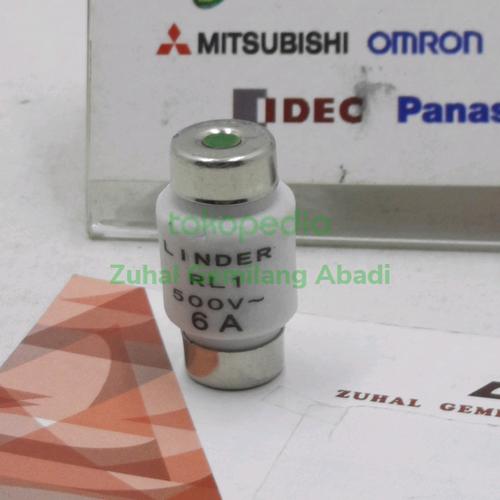 Jual RL1 (6A/500V), FUSE LINKS ( FUSE BOTOL KERAMIK ), LINDER - Jakarta ...
