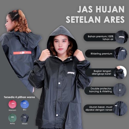 Promo Jas hujan ARES setelan baju celana murah berkwalitas bahan ...
