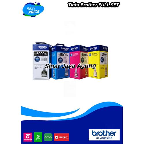 Jual TINTA BROTHER BT-6000 & BT-5000 (1set) BT6000-BT5000 ORIGINAL ...