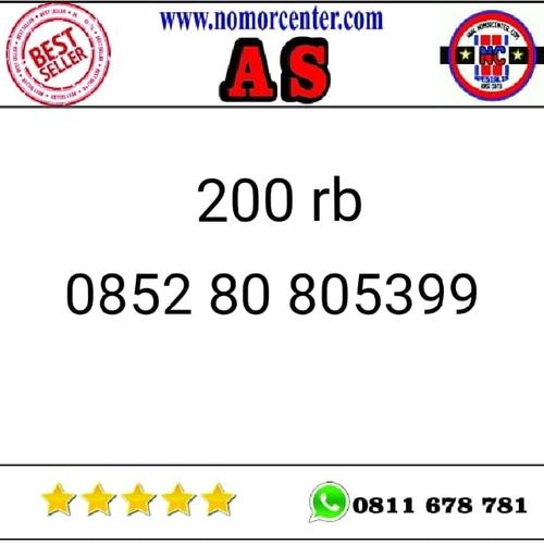 Jual Nomor Cantik AS 0852 80 805399 Seri double AB 8080 Hoki AH 502 ...
