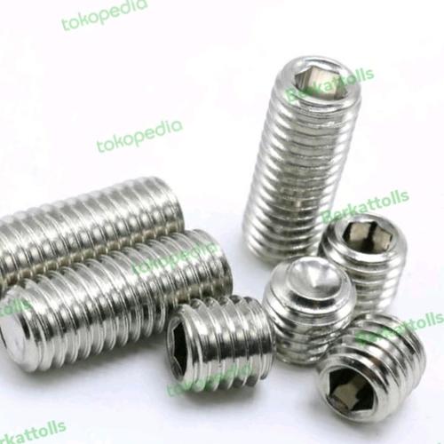 Jual Baut L tanam stainless M6 x 8 headless screw - Jakarta Utara ...