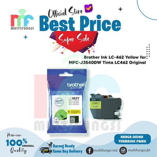 Jual Brother Ink LC-462 BK/C/M/Y for MFC-J3540DW Tinta LC462 Original ...