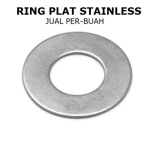 Jual Ring Plat Stainless Steel m 16 Waser Ring Pengganjal Pengencang ...