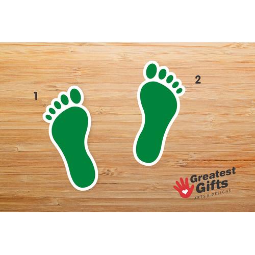 Jual Sticker gambar kaki PPKM label stiker sekolah kantor hotel - Kaki ...