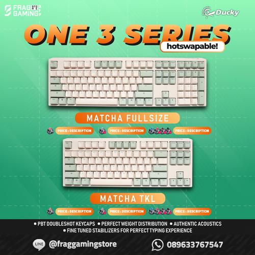 Jual Ducky One 3 Fullsize Matcha Hotswap Mechanical Gaming Keyboard ...