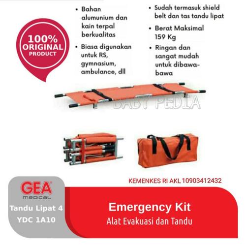 Jual Tandu Lipat 4 GEA / Folding Stretcher / Tandu Evakuasi GEA YDC ...