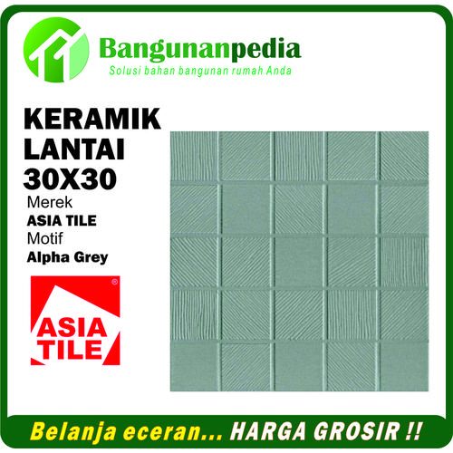 Jual KERAMIK ASIA TILE ALPHA 30X30 KW 1 HARGA PER DUS - WHITE - Kab ...