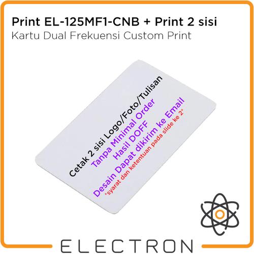 Jual Print Kartu RFID Dual Frequency 125 kHz 13.56 MHz NFC Card ...