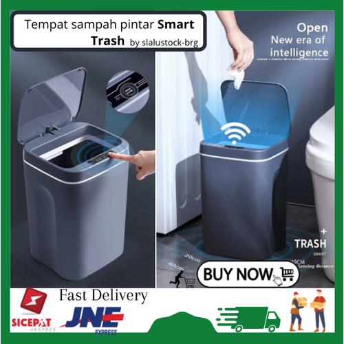 Jual Tempat sampah sensor pintar smart otomatis elektrik intelligance ...