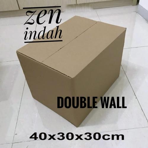 Jual kardus karton box uk. 40x30x30 cm..DOUBLE WALL POLOS - Jakarta ...