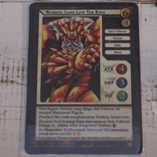 Jual Vandaria Wars: Warren, Long Live The King Card - Jakarta Barat ...