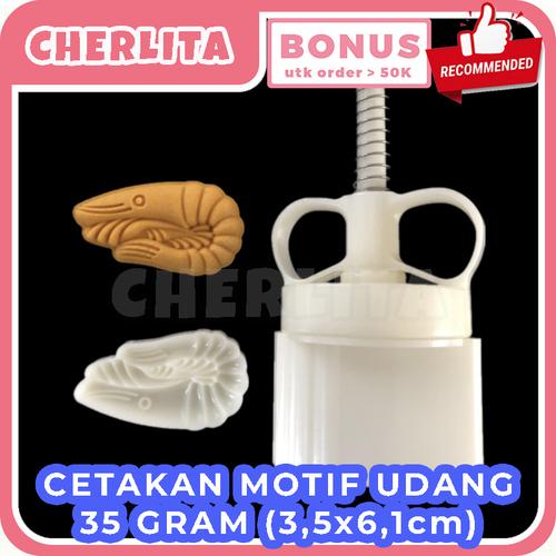Jual Cetakan Motif Udang Mooncake Lucu Unik Kue Kering Cookies Nastar ...