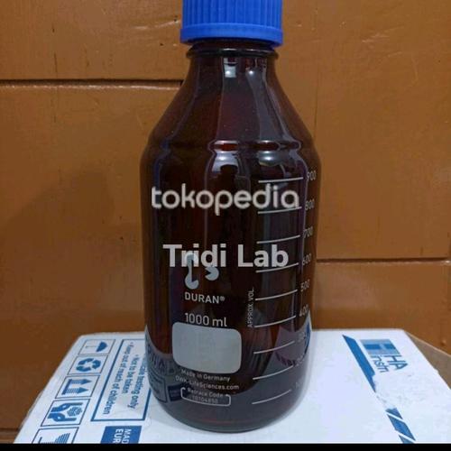 Jual DURAN LABORATORY AMBER 1000 ML-BOTOL SCHOTT DURAN COKLAT 1L ...