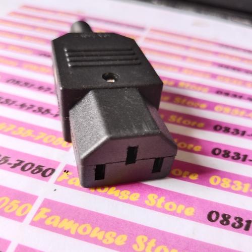 Jual Konektor C14 MALE/C13 FEMALE 10A/SOCKET C14/C13 10 AMPERE - C13 ...