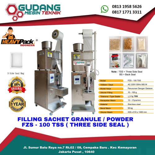 Jual MESIN PACKING/KEMAS SACHET OTOMATIS BUTIRAN/BUBUK FZS-100TSS ...