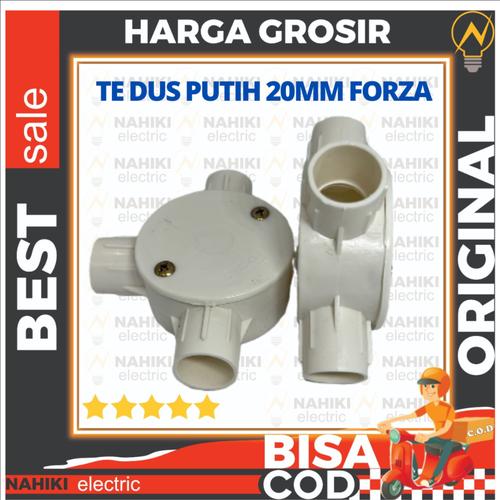 Jual T DUS DOS TDUS PIPA LISTRIK CABANG 3 PUTIH BOX TEBAL TDOS DOOS 5/8 ...