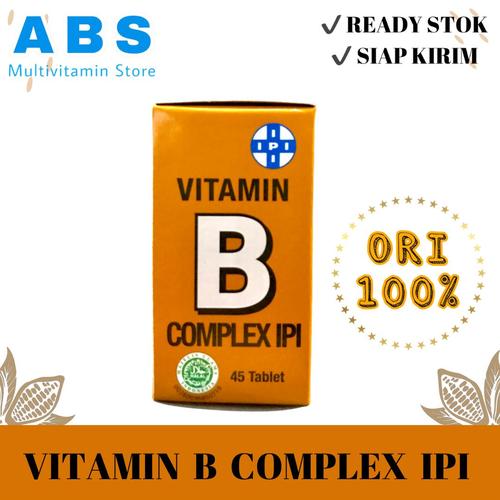 Jual Vitamin B Complex ipi isi 45 tablet - Kab. Bogor - ABS Multivitamin Store | Tokopedia