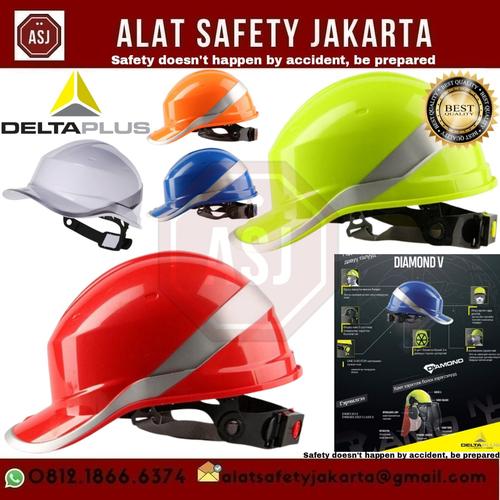 Jual Helm DELTA Plus / Safety Helmet DELTA Plus /Helm Proyek - kuning ...