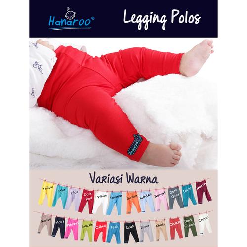 Jual (Part 2) Hanaroo Legging Polos Bayi usia 3m-3y (Spandex Rayon ...