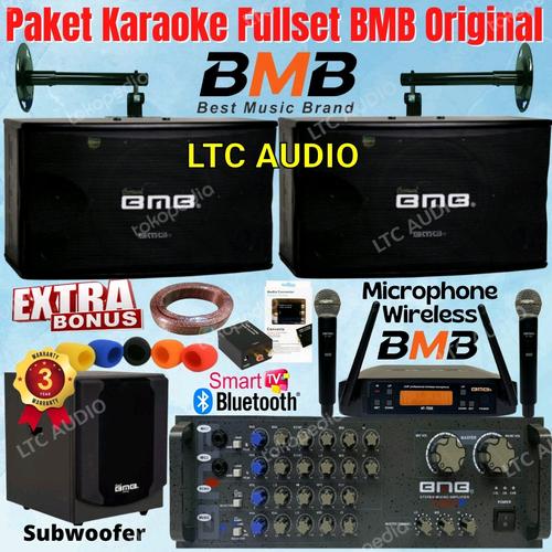 Promo Paket Karaoke BMB 10 Inch Original dan Subwoofer ( Full Set BMB I ...