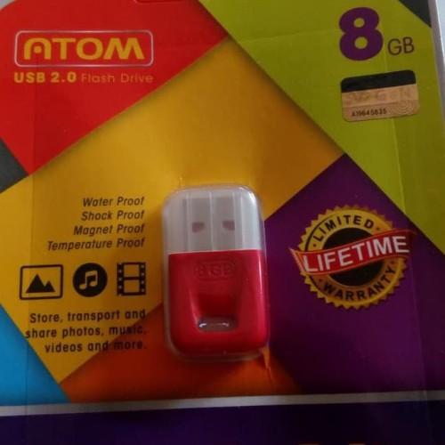 Jual USB Flashdisk ATOM 8gb Water Proof V-GeN Flash Disk - 8GB, RED ...