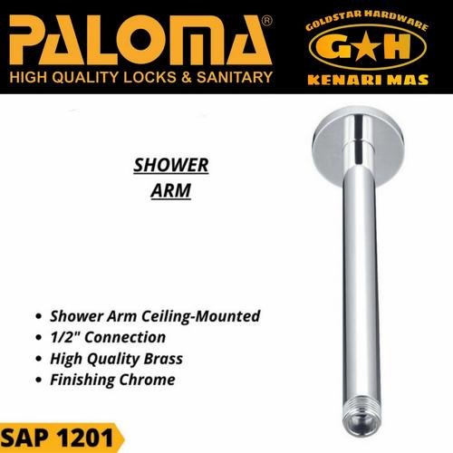 Jual PALOMA SAP 1201 SHOWER ARM CEILING MOUNTED LENGAN SHOWER CHROME ...
