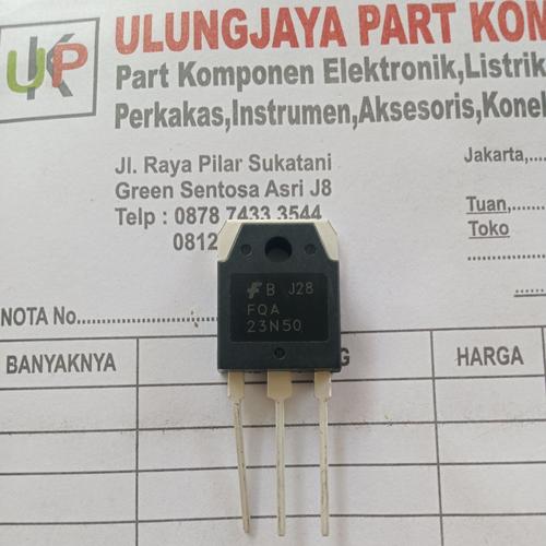 Jual mosfet 23n50 23A 500V 315W fet power transistor - Kab. Bekasi ...