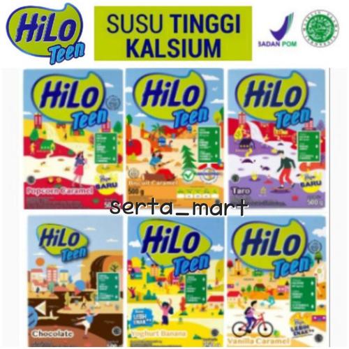 Jual HiLo Teen Box 500gr - Susu Tinggi kalsium All Varian - Chocolate ...