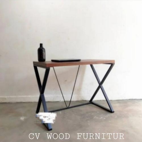 Jual meja konsol console table minimalis rangka besi - Kota Tangerang ...