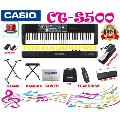 Jual Casio Casiotone CTS500 61-key Arranger Keyboard Paket - Jakarta ...